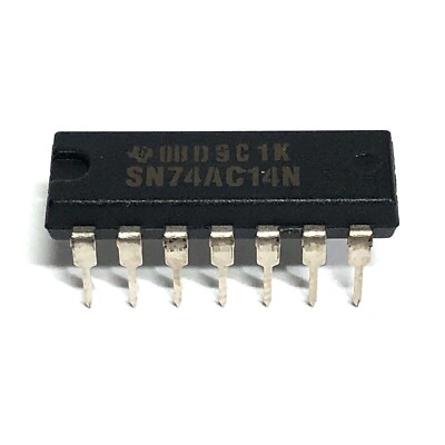 * Lot of 10 Pieces SN74AC14N IC HEX SCHMITT-TRIG INV 14-DIP AC14 74AC14 ...