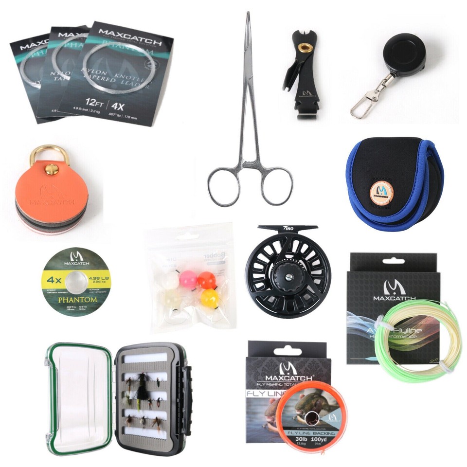 Switch Fly Rod Combo, 5/6/7/8wt Fishing Rod, Reel, Line, Box, Flies ...