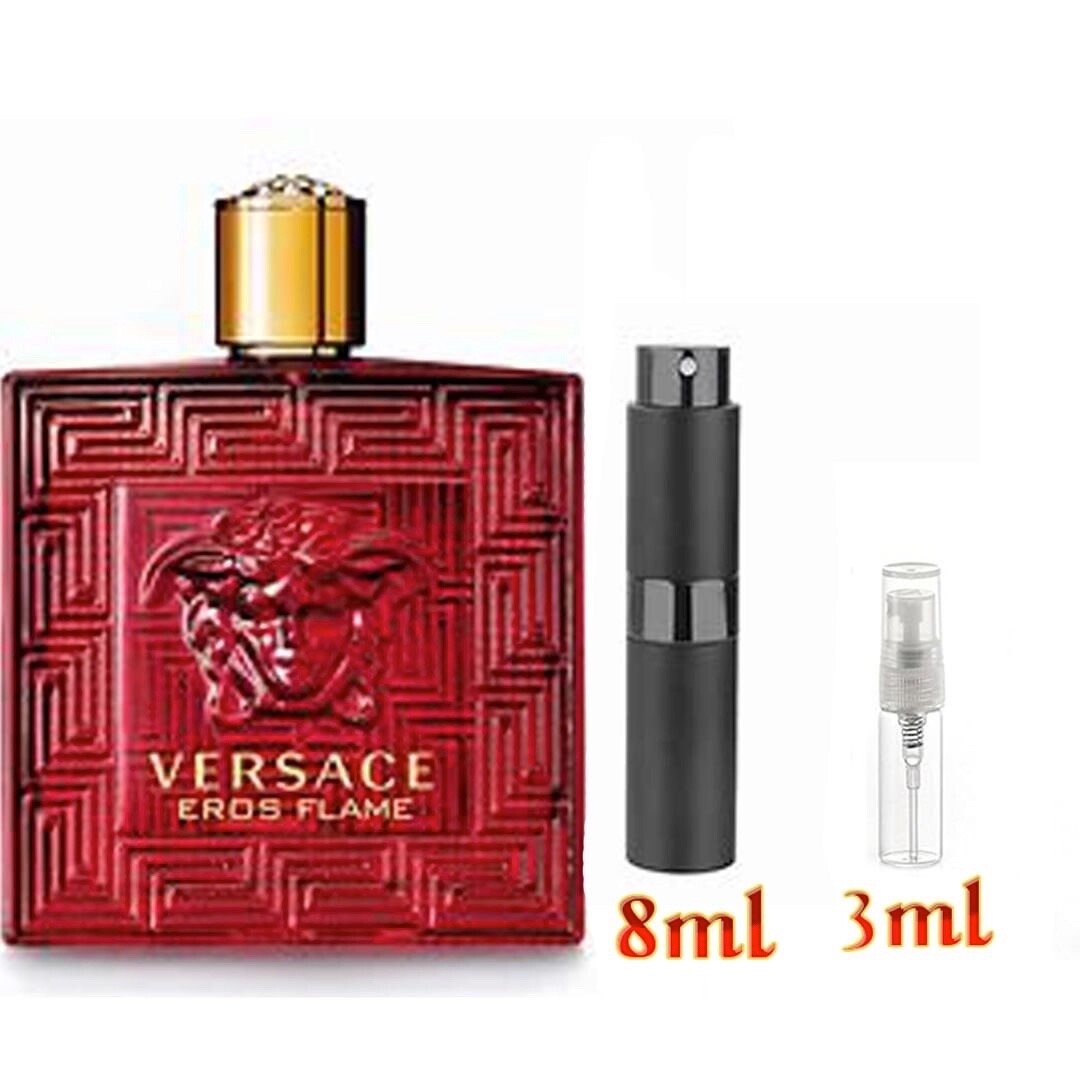 Versace Eros Flame (EDP) Fragrance Samples & Travel Sprays! Men's ...