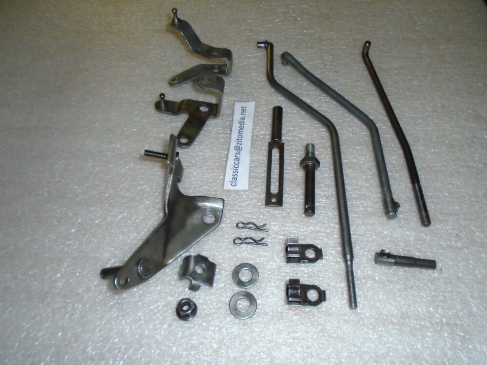 383 4 BARREL 727 AUTO KICKDOWN LINKAGE SET 66 67 CHARGER SATELLITE ...