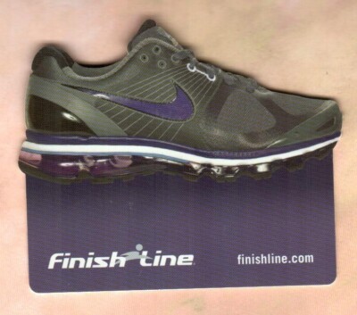 FINISH LINE Nike Sneaker ( 2010 ) Die-Cut Gift Card ( $0 ) | eBay