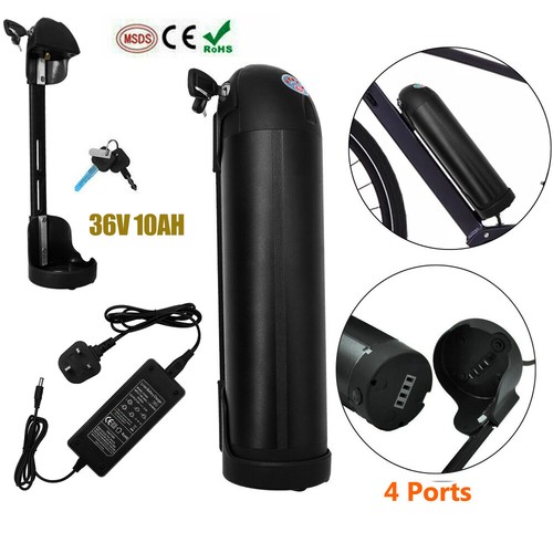 36V 10Ah Battery E-Bike Lithium 500W 350W 250W Electric Bicycle Power ...