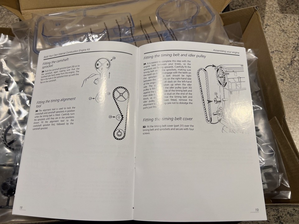 Haynes Internal Combustion Engine Kit Build Your Own Model | eBay UK