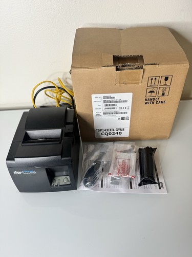 Star TSP100III Future Print POS Receipt Printer TSP143IIILAN Power ...