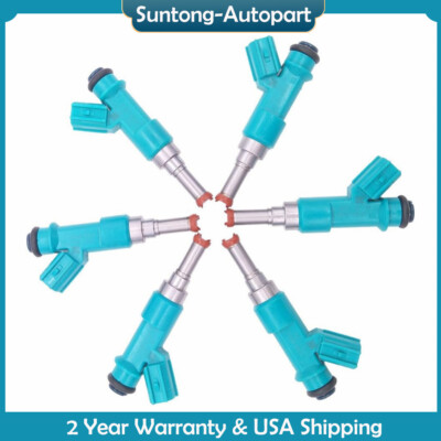 6Pcs Fuel Injector 23250-0P010 For Lexus ES350 RX350 Toyota Camry ...