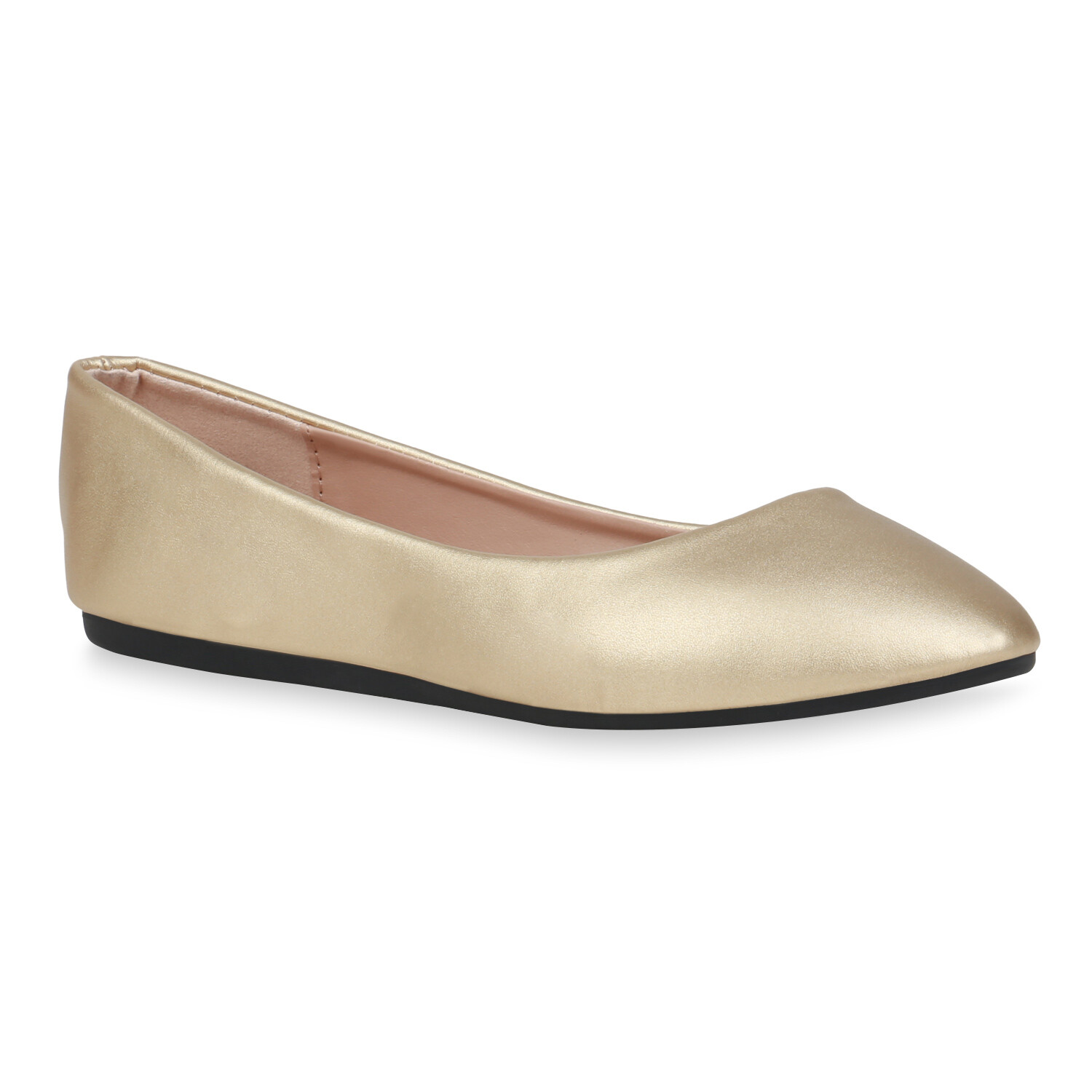 Klassische Damen Ballerinas Bequeme Flats Spitze Häkel-Optik 811222 New ...