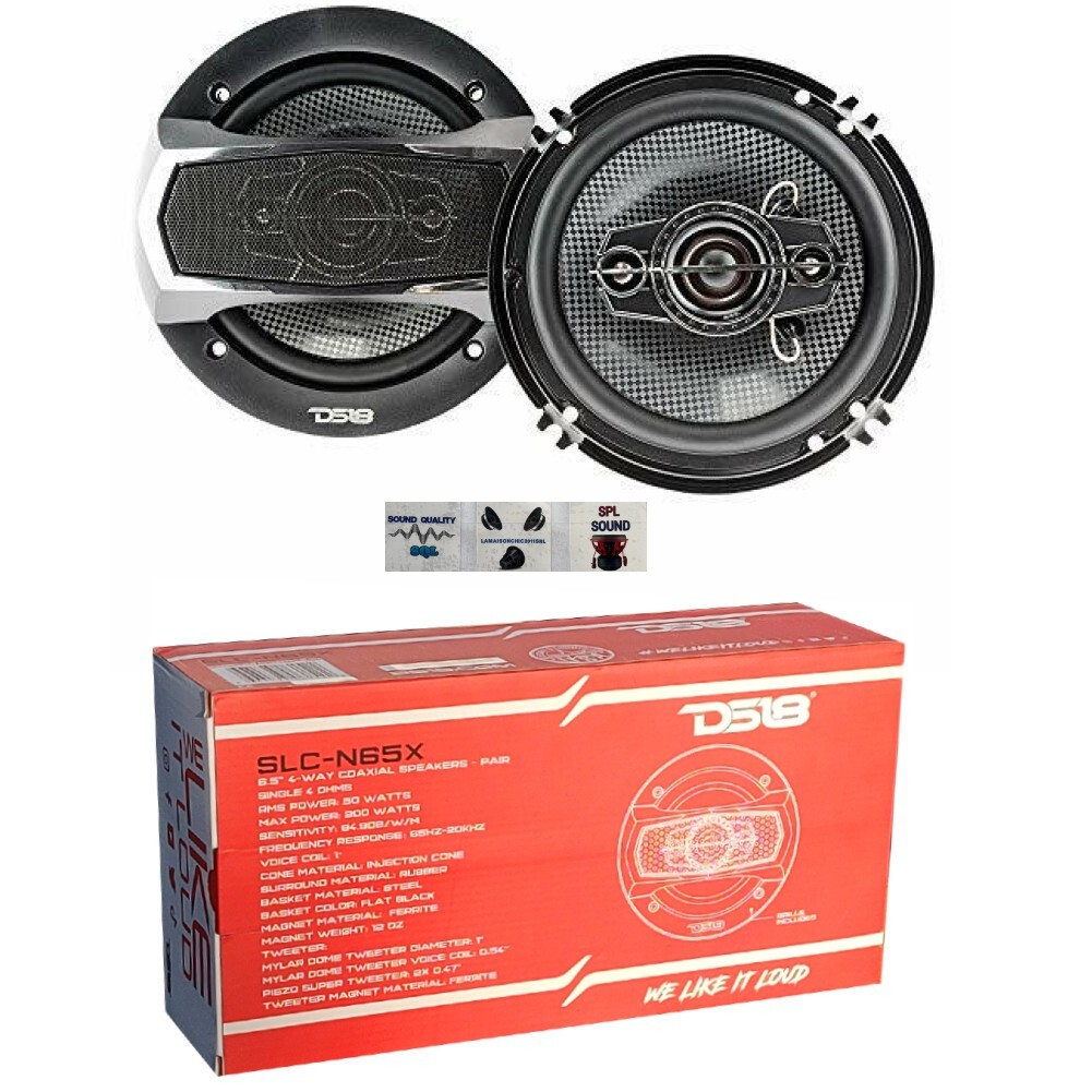 2+DS18+SLC-N65X+Speakers+Coaxial+165+MM+200+Watt+Max+3+Sticker+Tribute ...