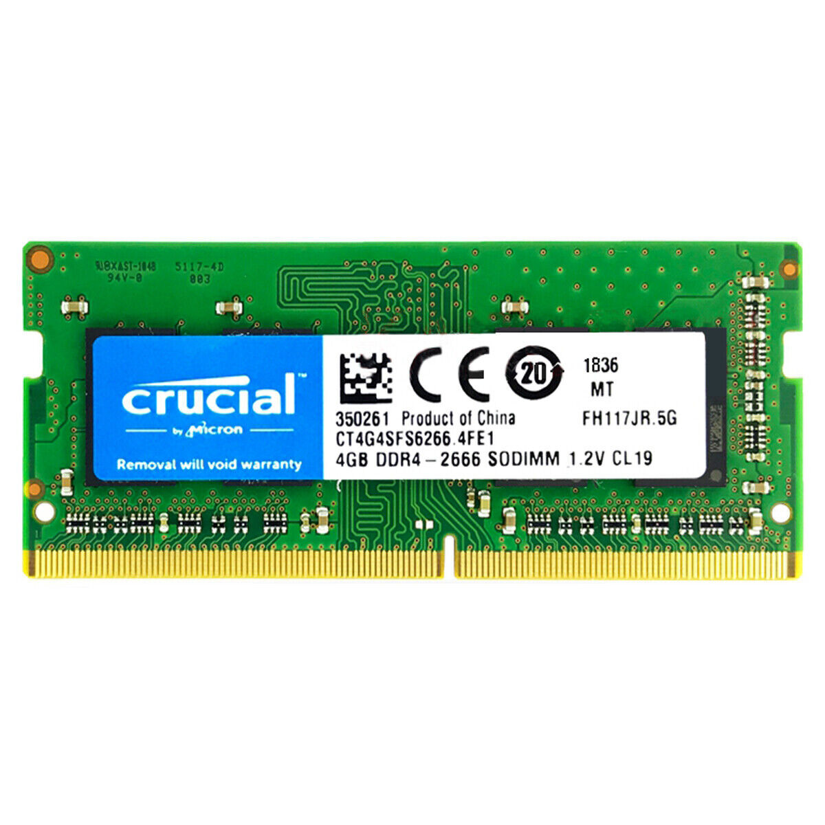 Crucial DDR4 2666 MHz SO-DIMM Memory Module CT4G4SFS6266 for sale ...