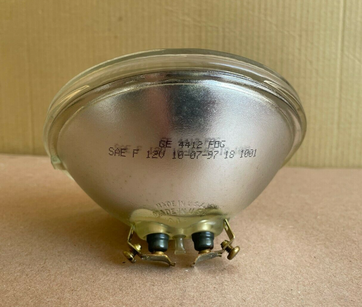 PAIR Beam Lamp Aircraft Vintage 13V 100W 4.5in. SYLVANIA 4509 (USA Made ...