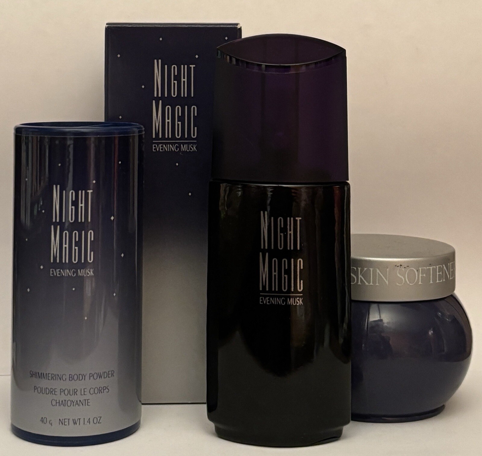 Avon Night Magic Evening Musk cologne spray + skin softener & body ...