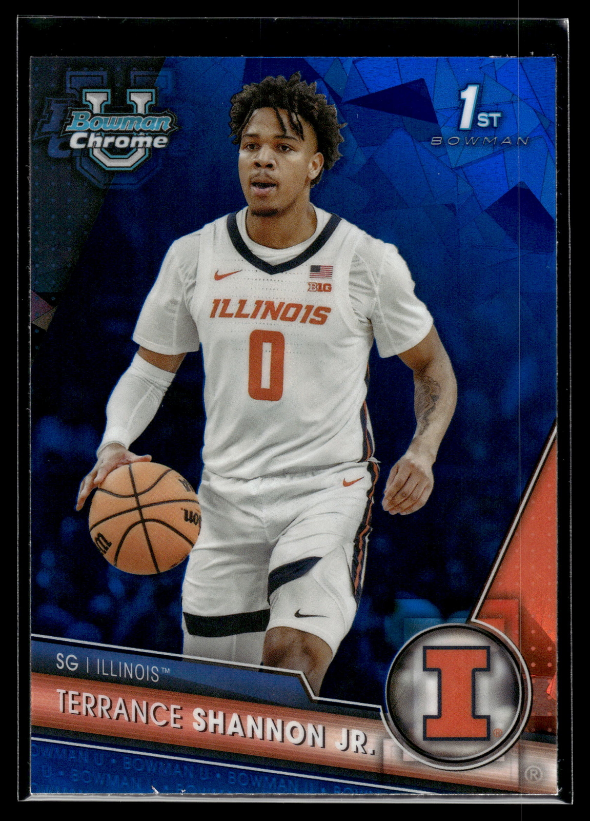 Terrance Shannon Jr. 2023-24 Bowman Chrome Sapphire University B Card ...