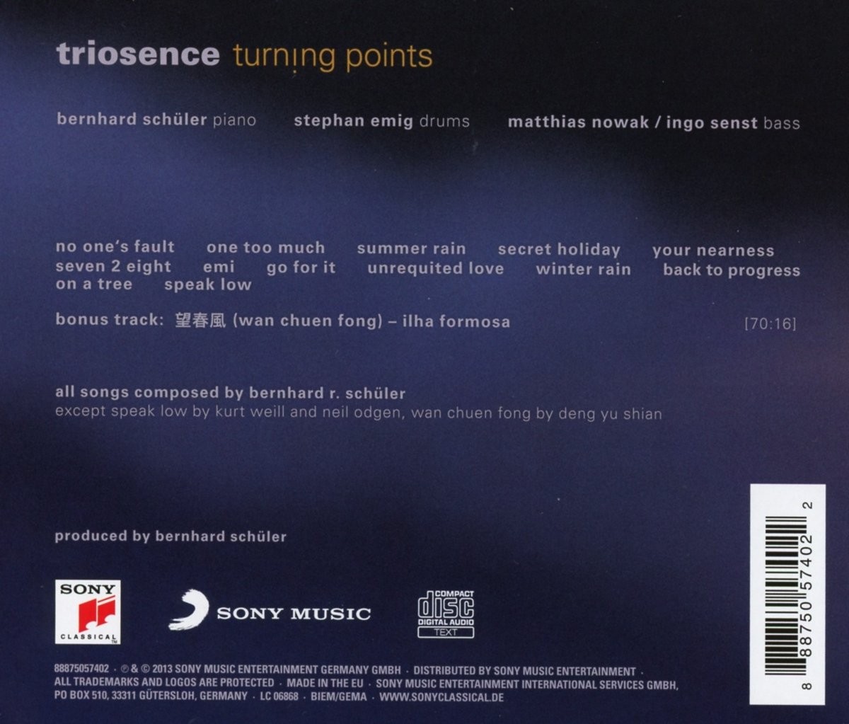 Triosence Turning Points (CD) | eBay