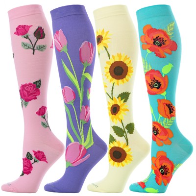 Cute Compression Socks for Women 20-30mmHg Knee High,Compression Socks ...