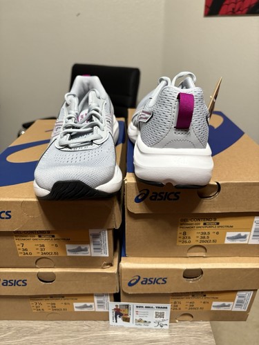 Size 7.5 Women- Asics Gel-Contend 9 Pledmond Grey Purple Spectrum ...