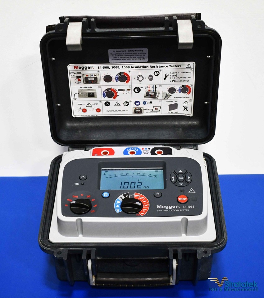 Megger S1-568 5kV Insulation Resistance Tester Megohmmeter NIST ...