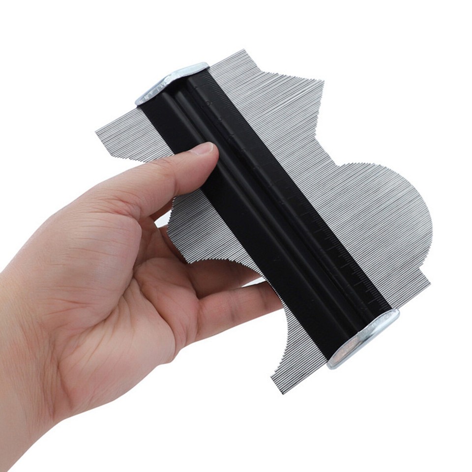 6 inch Metal Needle Radian Measuring Ruler Tool Contour Rulers Profile ...