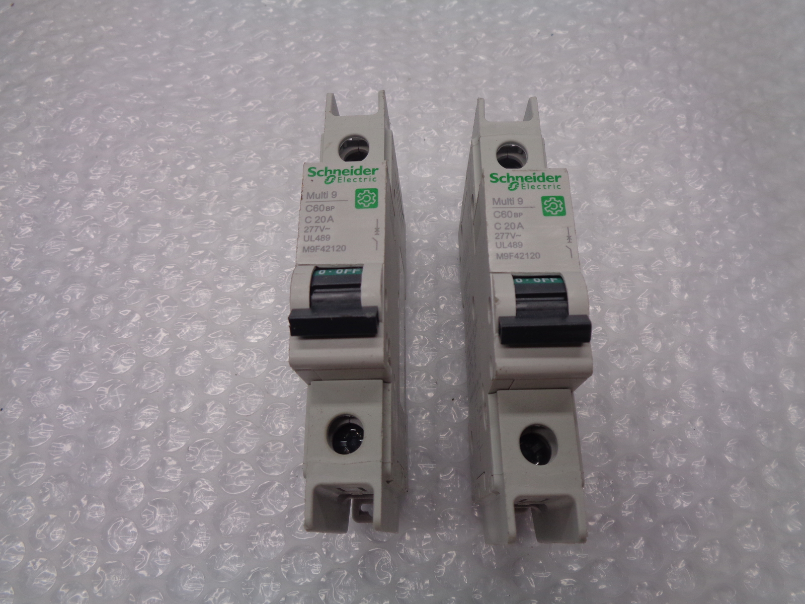 SCHNEIDER ELECTRIC M9F42120 BREAKER 1POLE 20AMP LOT OF 2 NSNP | eBay