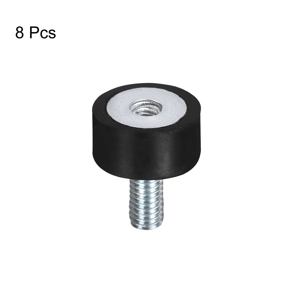 8 x Rubber Mounts M5 Male/Female Vibration Isolator Shock Absorber ...