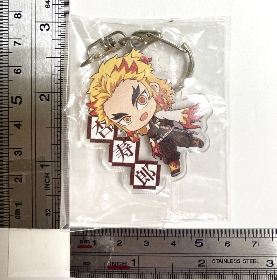 Kyojuro Rengoku Demon Slayer Kimetsu no Yaiba Acrylic Keychain Shonen ...