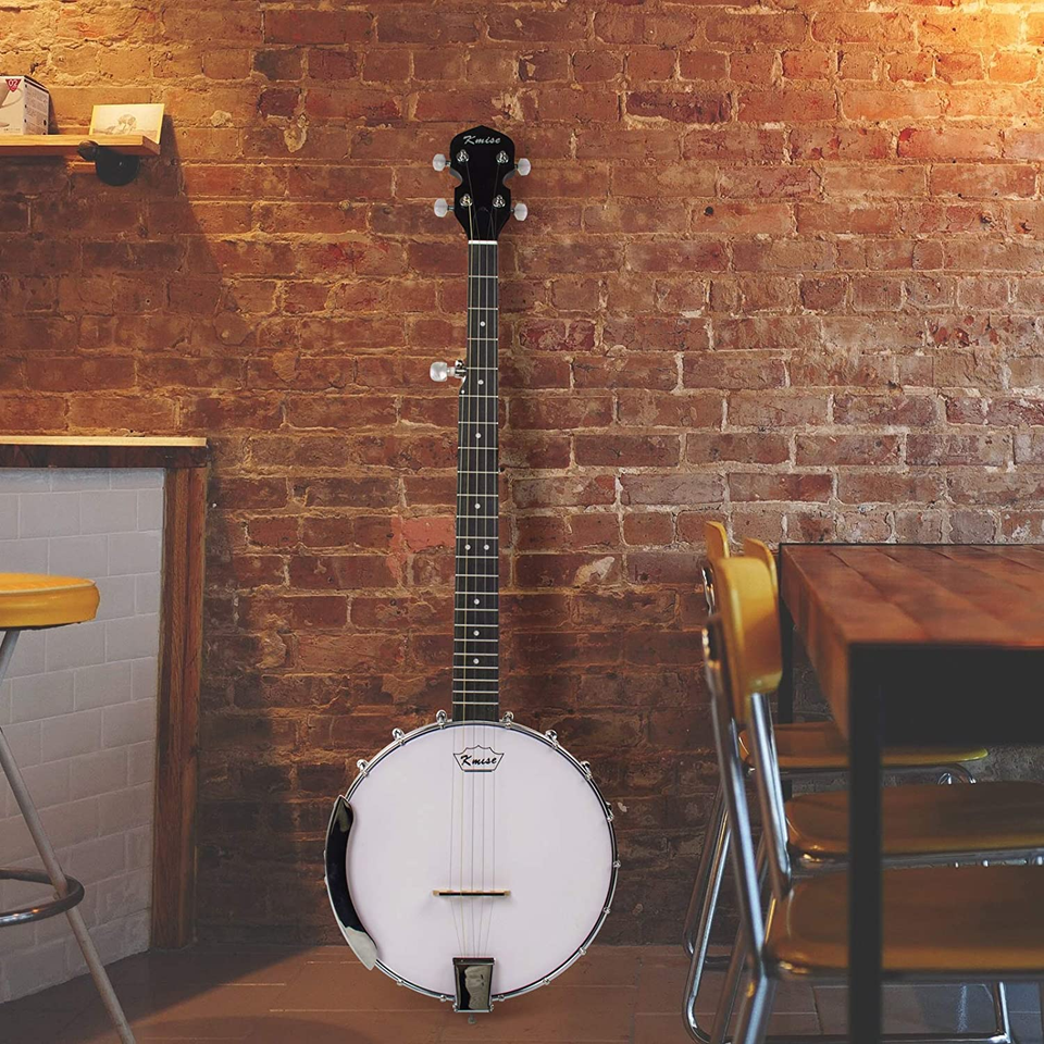 5 String Banjo,Professional Two-Way Truss Rod Open Back Banjos Starter ...
