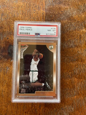 1998-99 Topps Paul Pierce #135 PSA 8 NM-MINT Rookie RC CELTICS HOF 0034 ...