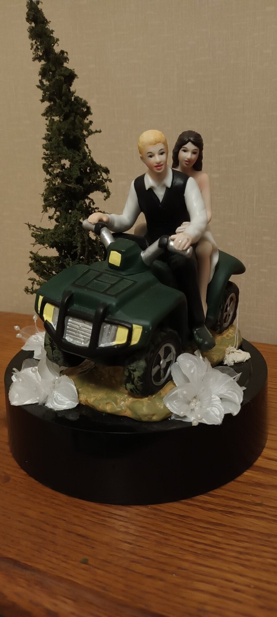 Atv Cake Topper Wedding Wedding Cake Toppers Bride Groom On