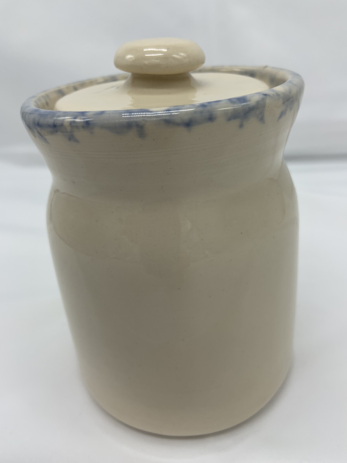 Ellis Pottery Marshall Texas Crock with Lid Hand Painted Signed 1993 | eBay
