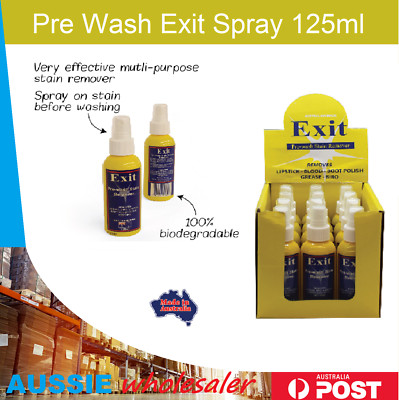 Pre Wash Exit Spray Soap Multi-Purpose Stain Remove Ink Blood Grease ...
