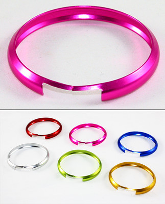 PINK ALUMINUM RING TRIM FOR 2007 & UP MINI COOPER SMART KEY ENTRY FOB ...