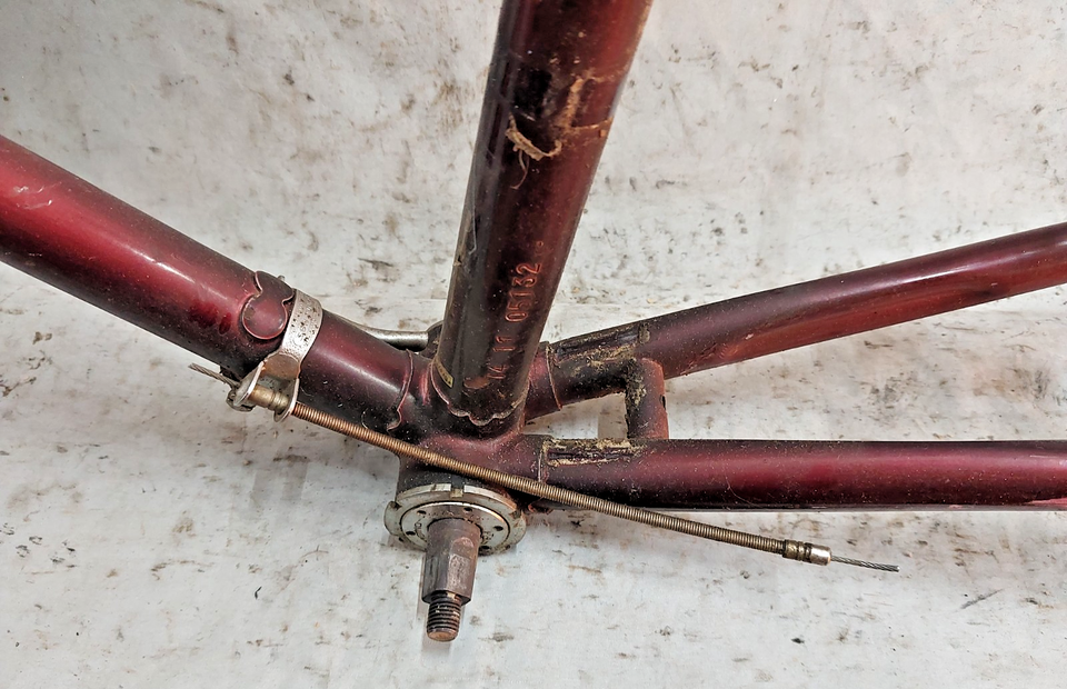 1979 Takara Vintage Road Bike Frame Set 59cm Large Lugged Butted ...