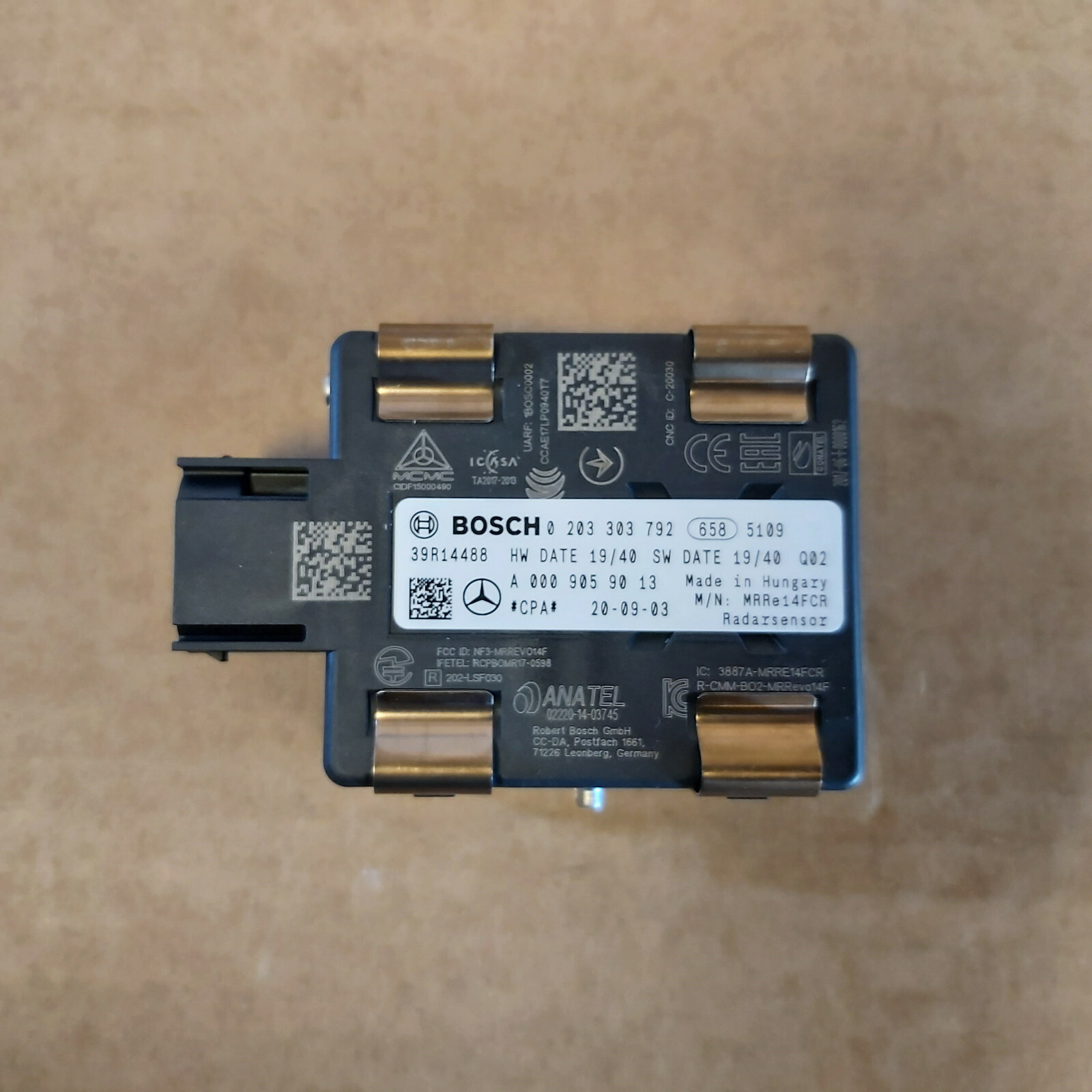 NEW GENUINE Mercedes Benz GLC C205 W253 W205 Radar Sensor FCW-Stop ...