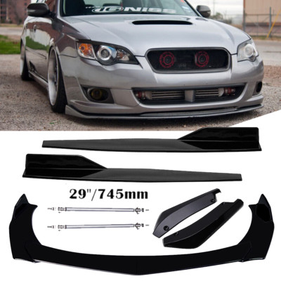 For Subaru Legacy Sedan Front Bumper Lip Spoiler Splitter Side Skirt ...