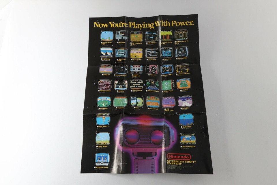 NOS Vtg 80s Original Nintendo Entertainment System NES Video Game ...