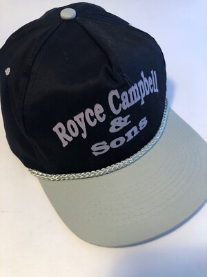 Royce Campbell & Sons Trucking Vintage Snapback Cap Hats Black | eBay