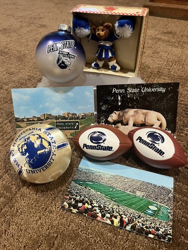 Vtg Lot Penn State University Nittany Lion Christmas Ornaments ...