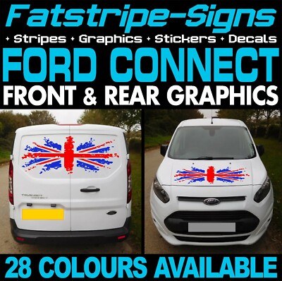 to fit FORD TRANSIT CONNECT GRAPHICS STICKERS STRIPES VAN M SPORT ST ...
