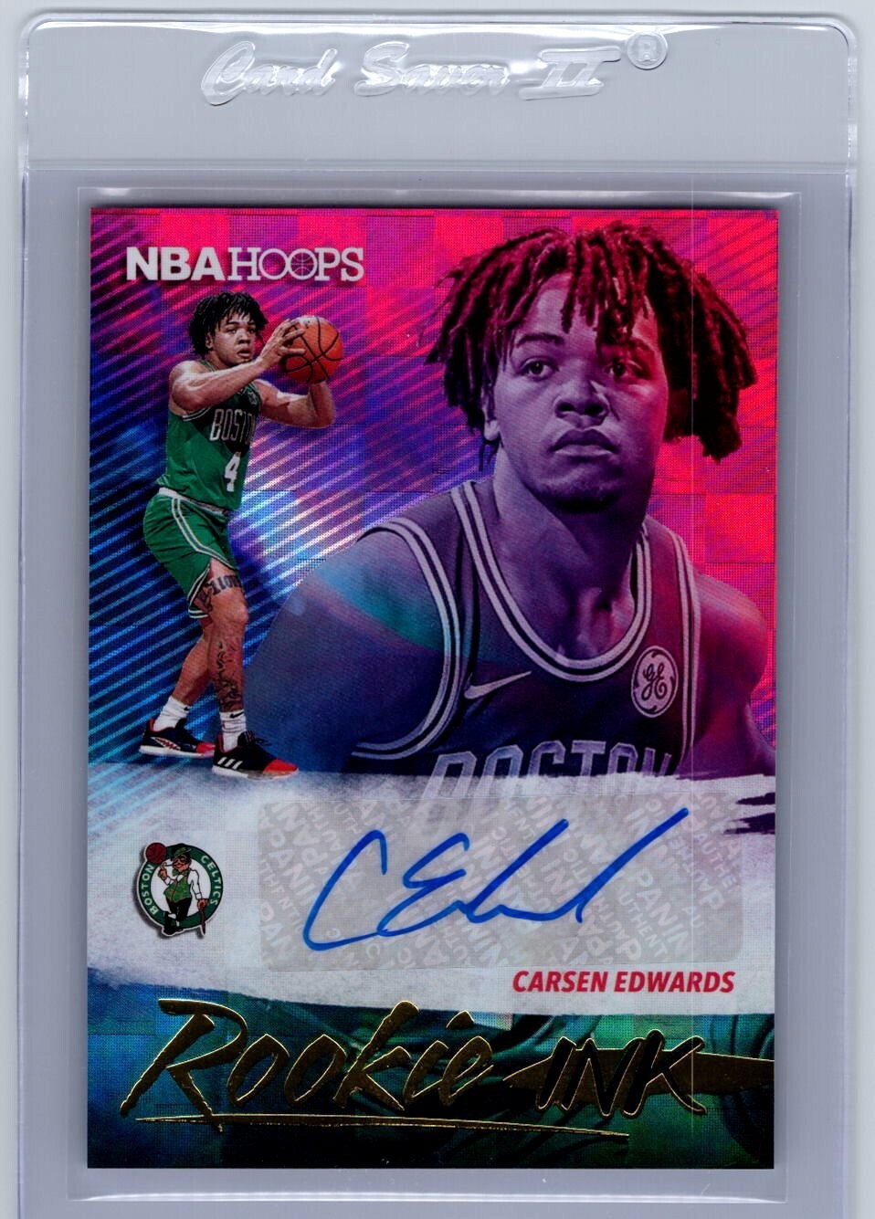 2019-20 NBA Hoops Carsen Edwards Autograph Rookie Ink Auto RC Boston ...