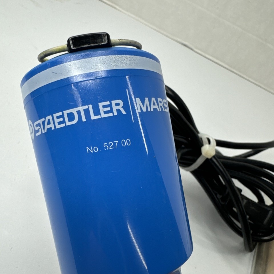 Blue Staedtler Mars 527-00 Corded Electric Erasing Machine 52700 TESTED ...