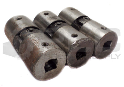 LOT OF 3 SMS MEER D2578001 UNIVERSAL JOINT, 1/2" DRIVE TO 1/2" BORE, L ...