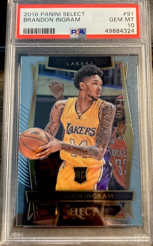2016 Panini Select Brandon Ingram RC Rookie card #91 PSA 10 GEM MINT | eBay