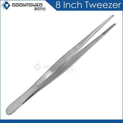 Thumb Dressing Forceps 8" Serrated Tweezers Surgical | eBay
