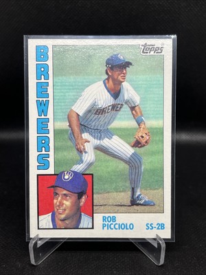 Rob Picciolo - 1984 Topps #88 - Milwaukee Brewers Baseball Card | eBay