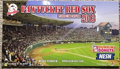 Pawtucket Red Sox 2013 Dunkin’ Donuts Card Set | eBay