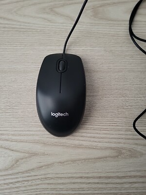 Logitech B100 USB Optical Mouse Genuine Black M-U0026 | eBay