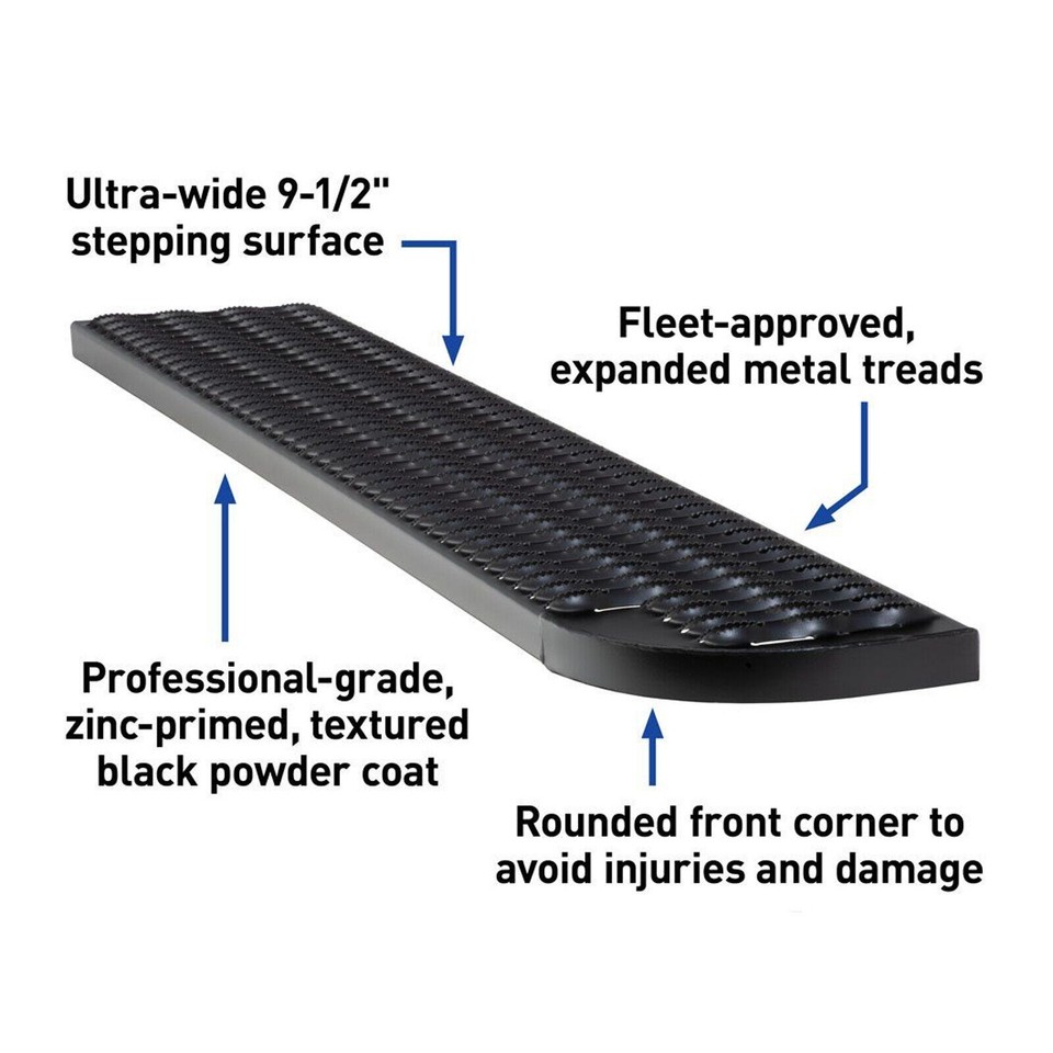 Luverne Grip Step XL Universal 9-1/2" X 54" Passenger Side Steel ...