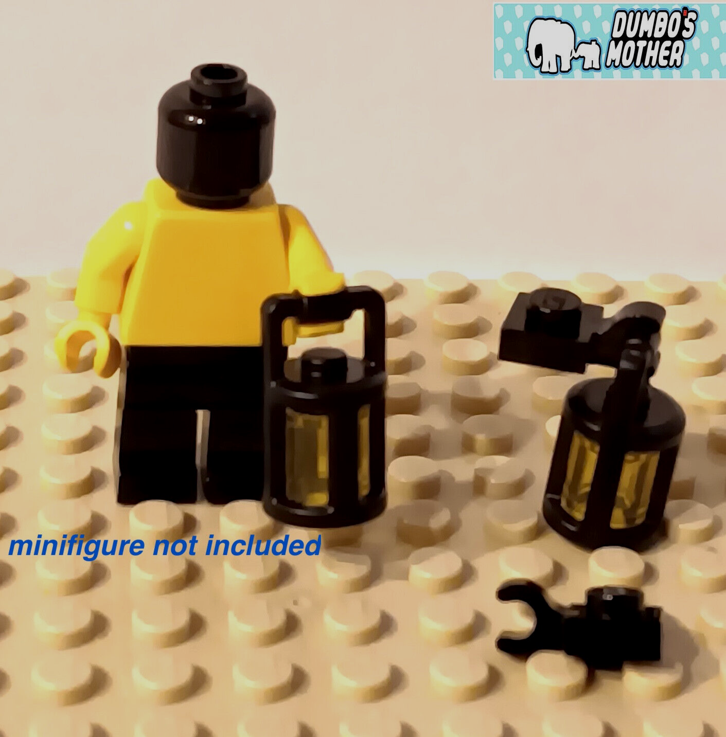 Lego Lantern Street Light Lamp w/ plate clips Modular Buildings City ...