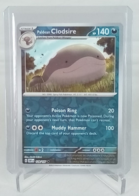 Paldean Clodsire Hp 140 Holo #128 Uncommon Pokémon Card 2023 | eBay