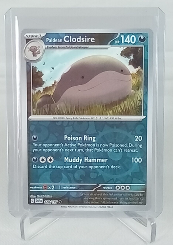 Paldean Clodsire Hp 140 Holo #128 Uncommon Pokémon Card 2023 | eBay