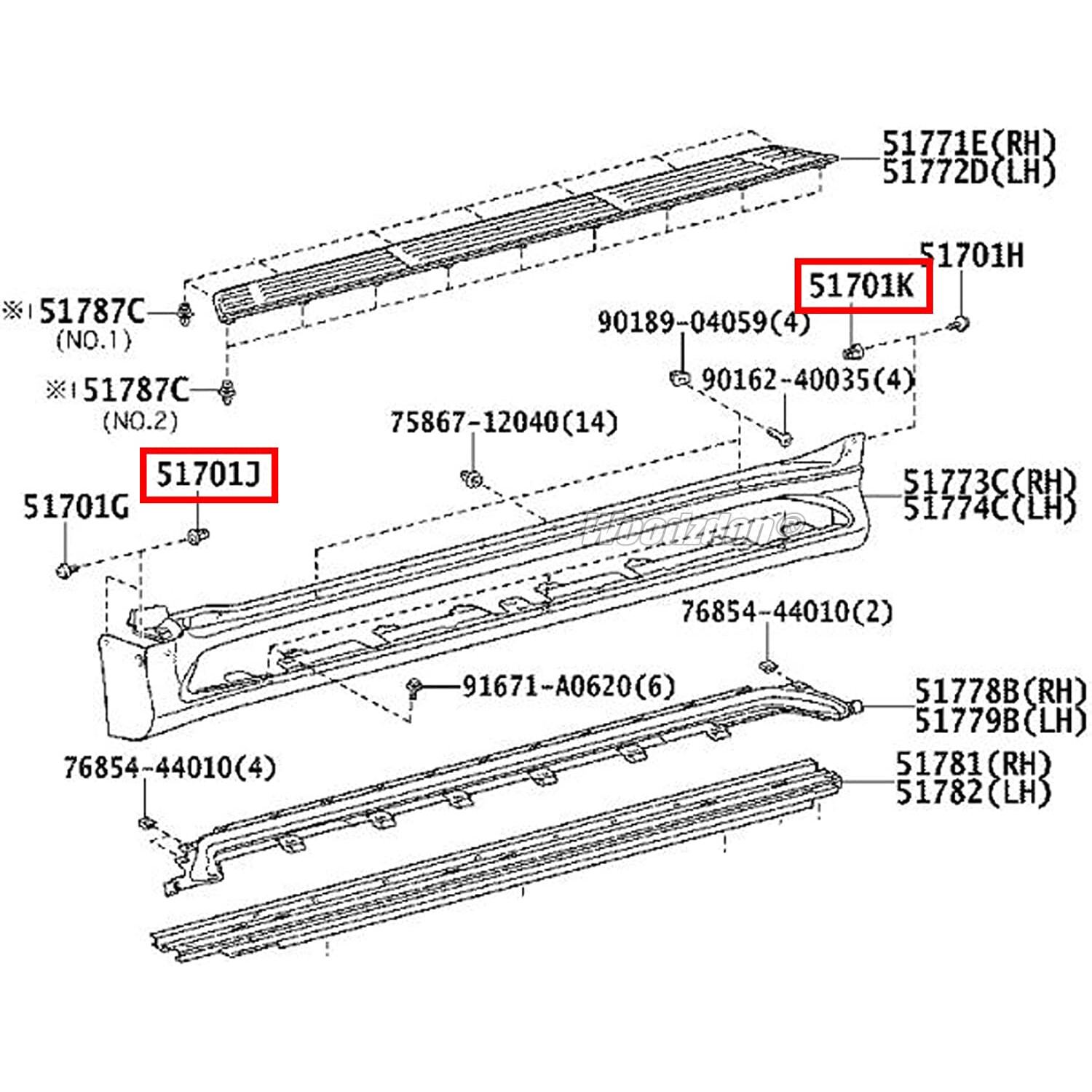 10 PCS FENDER LINER SCREW GROMMET M5.5 FOR TOYOTA 90189-06065 CAMRY ...
