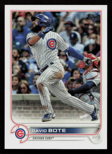 2022 Topps David Bote #627 Chicago Cubs Baseball Card | eBay